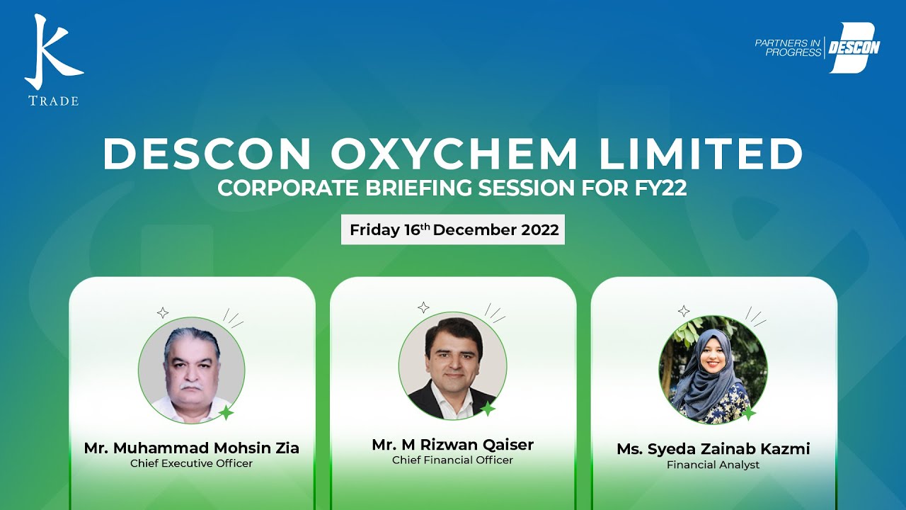 Corporate Briefing Session of Descon Oxychem (DOL) - YouTube