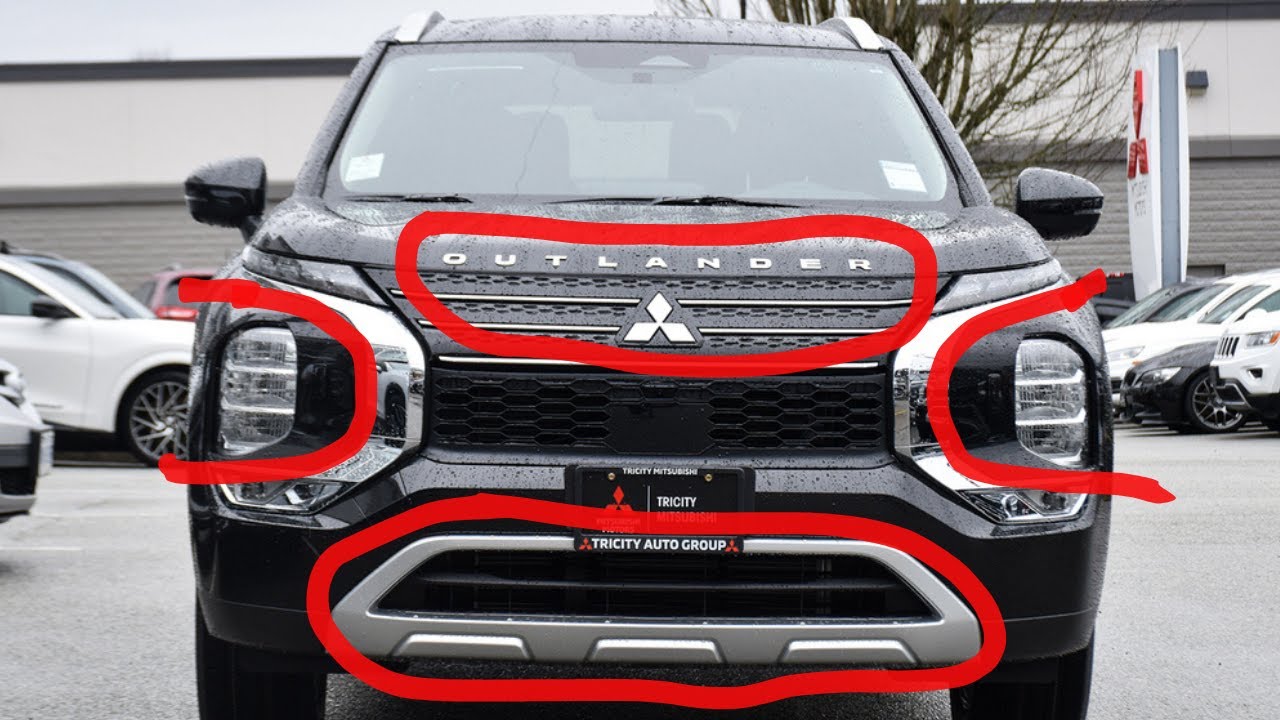 Chrome delete on Mitsubishi Outlander LE 2024, Canadian spec! - YouTube