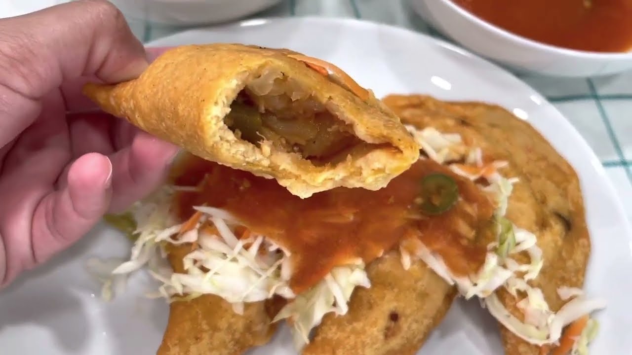Pastelitos de pollo y papa |pastelitos salvadoreños receta paso a paso ...