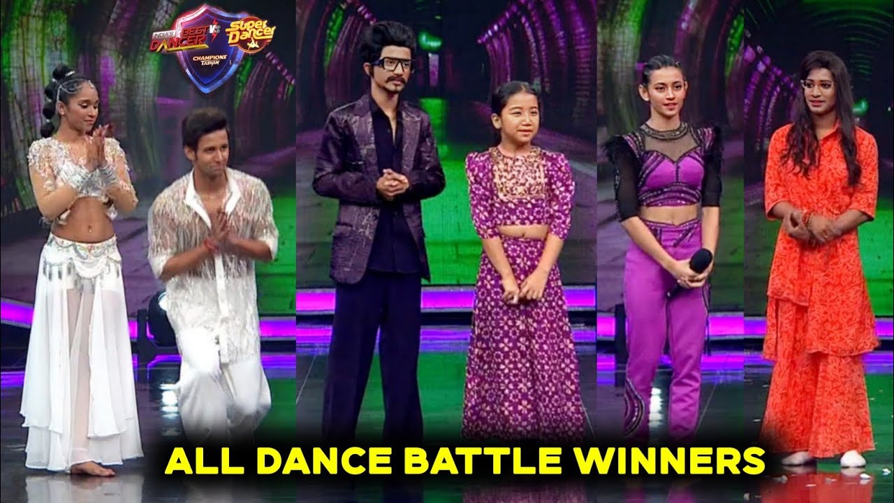 All Dance Battle Winners of India's Best Dancer vs Super Dancer 8 Dec ...