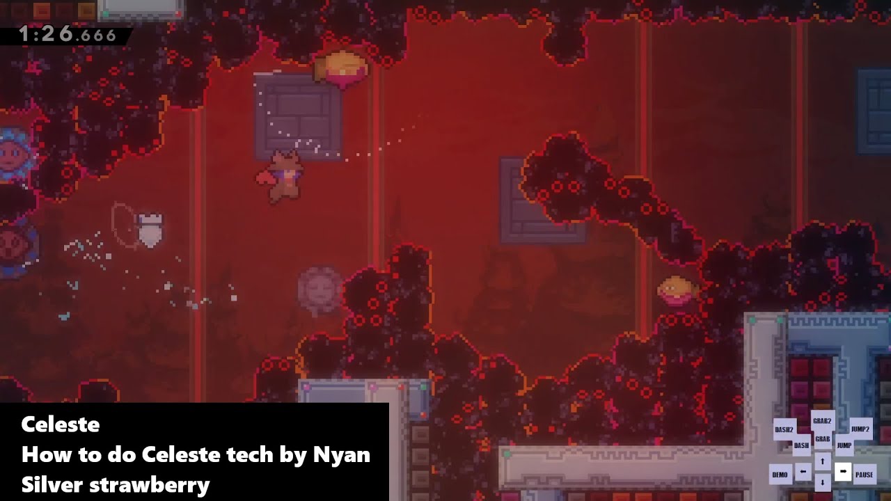 Celeste How to do Celeste tech by Nyan Silver strawberry - YouTube