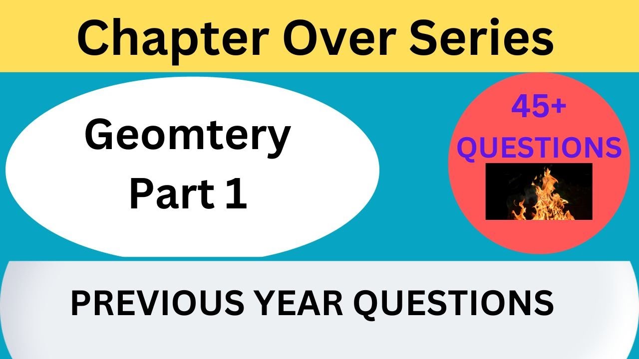 Previous year questions geometry asked in aptitude based exams - YouTube