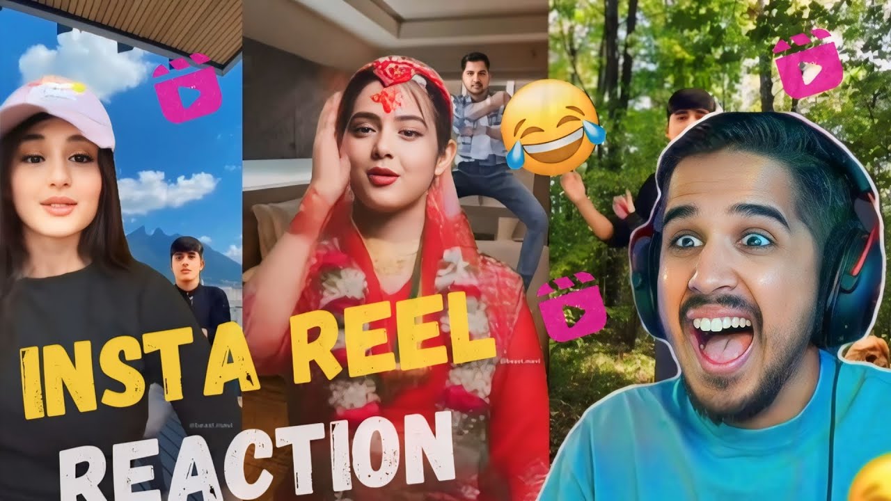 Instagram reels reaction video 😂 - YouTube