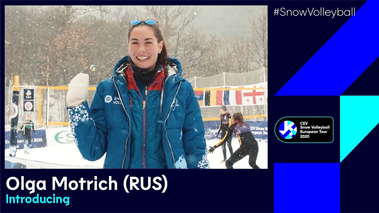 #SnowVolleyball Introducing: Olga Motrich (RUS) - YouTube