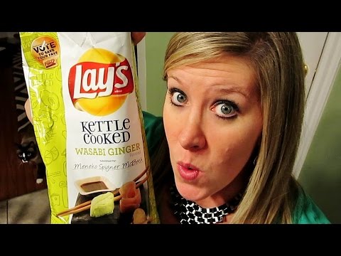WASABI GINGER LAYS REVIEW! - YouTube