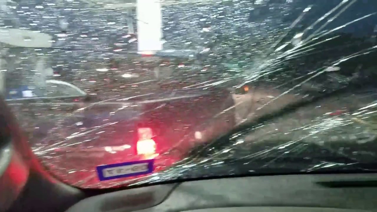 Argyle Hail inside of truck Taken by Paul Beam - YouTube