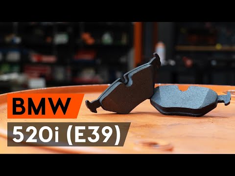How to change rear brake pads on BMW 520i (E39) [TUTORIAL AUTODOC]