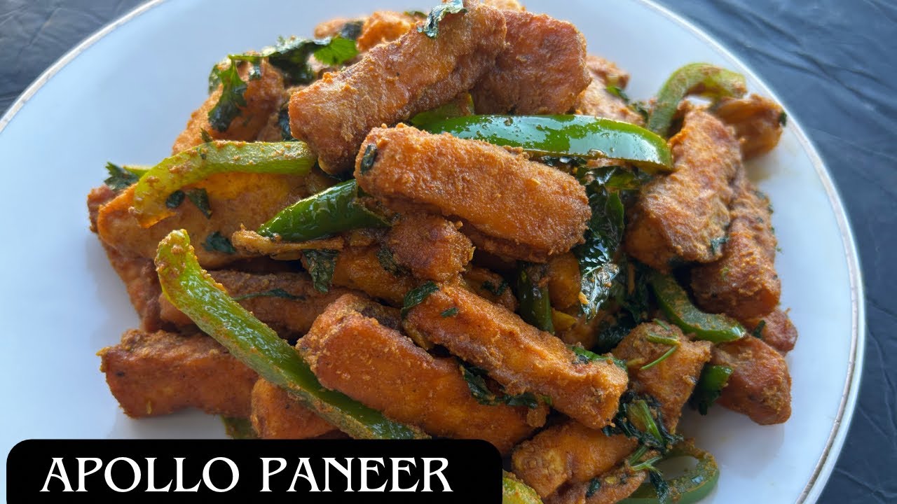 Apollo Paneer - Paneer starter - Dry Paneer fry - YouTube