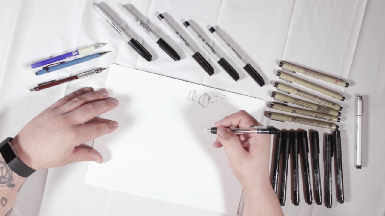 Art POP - Why I use pens and Contrast - YouTube