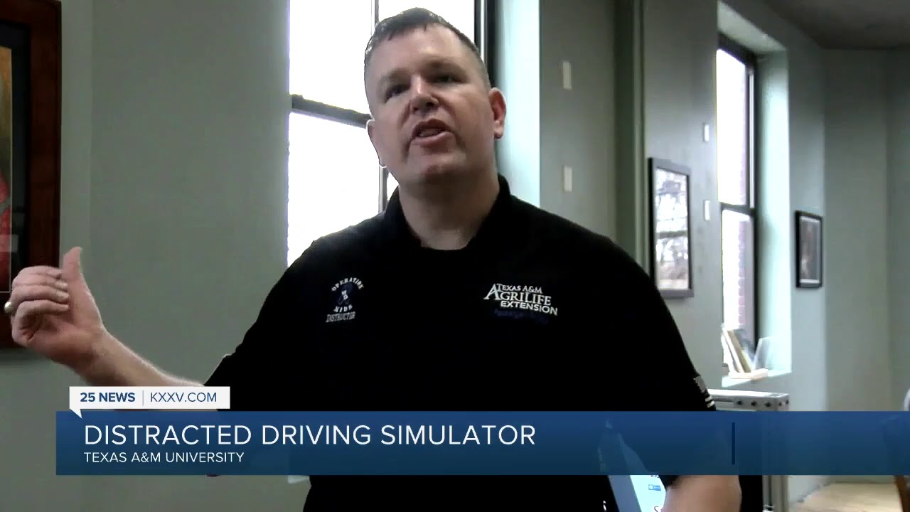 Distracted driving simulator in College Station aims to improve driving ...