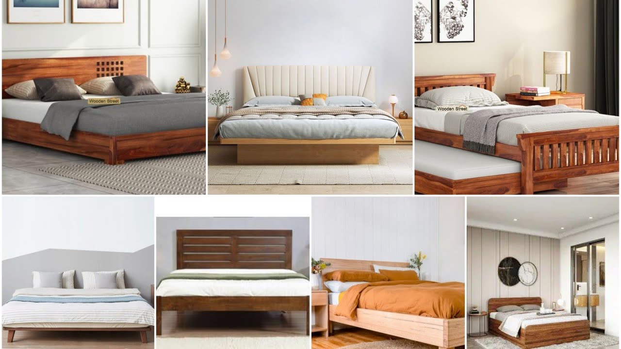 50 Top Latest Wooden bed designs at low cost | Modern Stylish Wooden ...