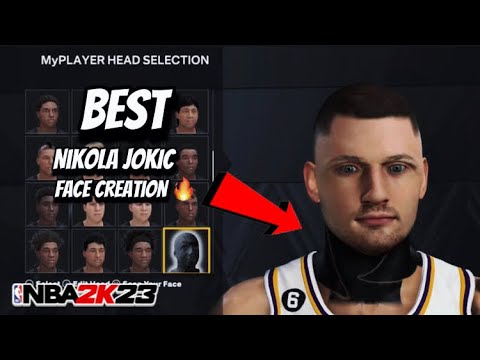 *NEW* NBA2K23 NIKOLA JOKIC FACE CREATION TUTORIAL!!! - YouTube