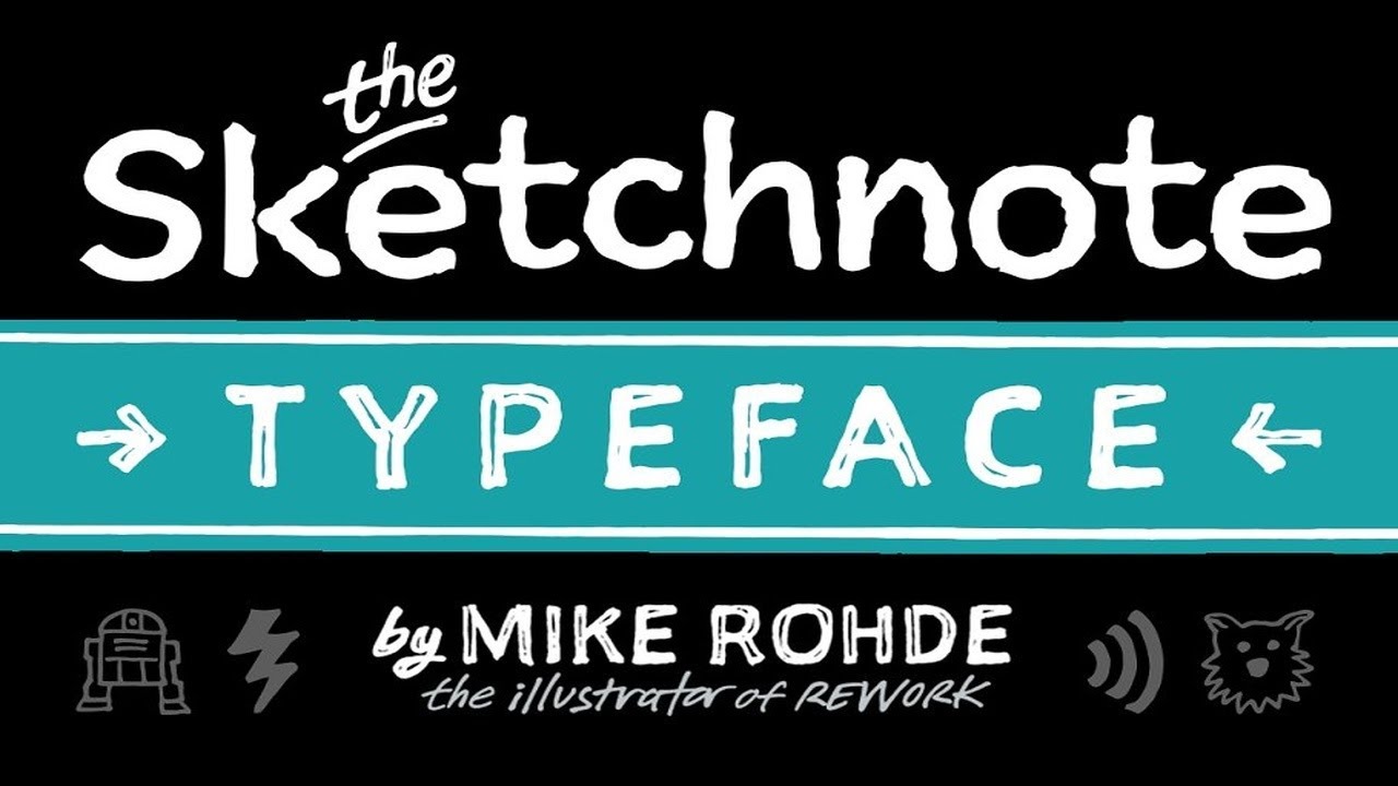 The Sketchnote Typeface: Full Family Font Free Download - YouTube