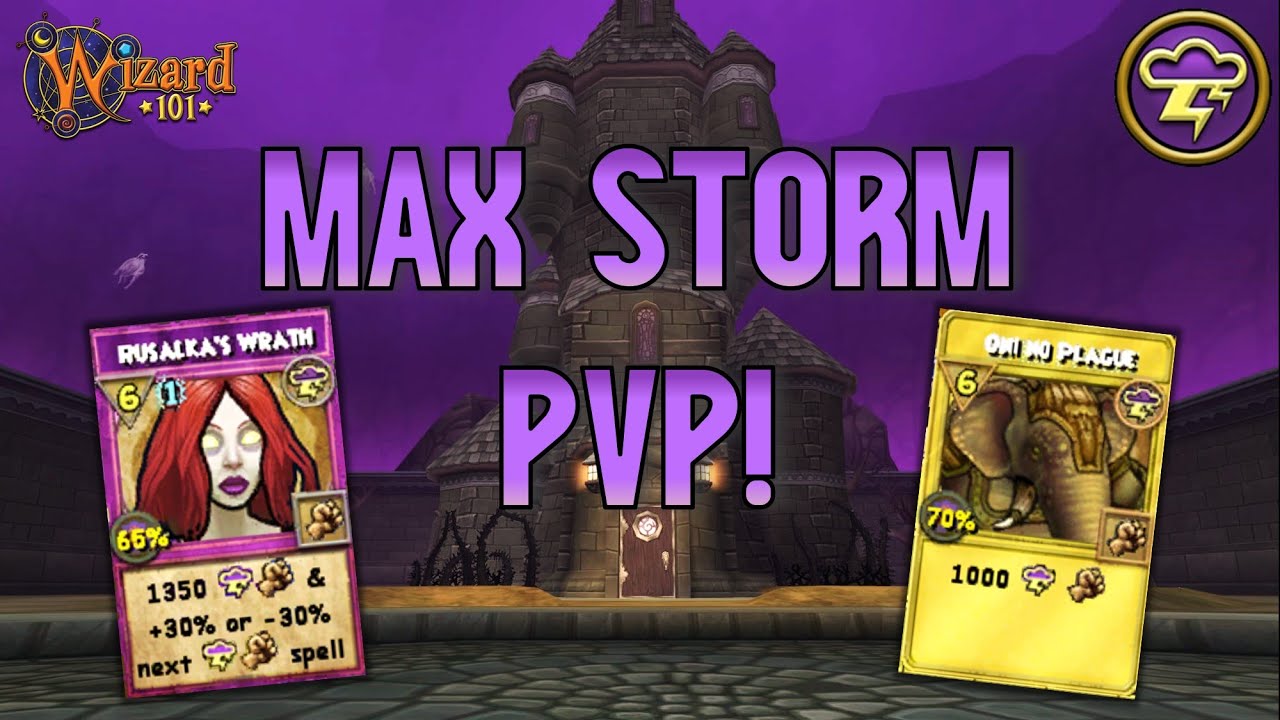Wizard101: MAX STORM PvP (140): How To Beat Fire! - YouTube