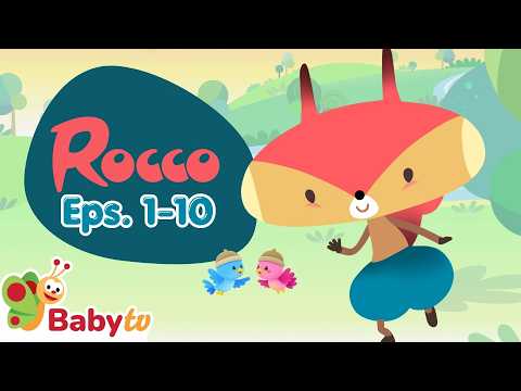 Rocco ile Ormanı Keşfet! 🌲🐿️ | 10 Bölüm | Çocuklar için BabyTV