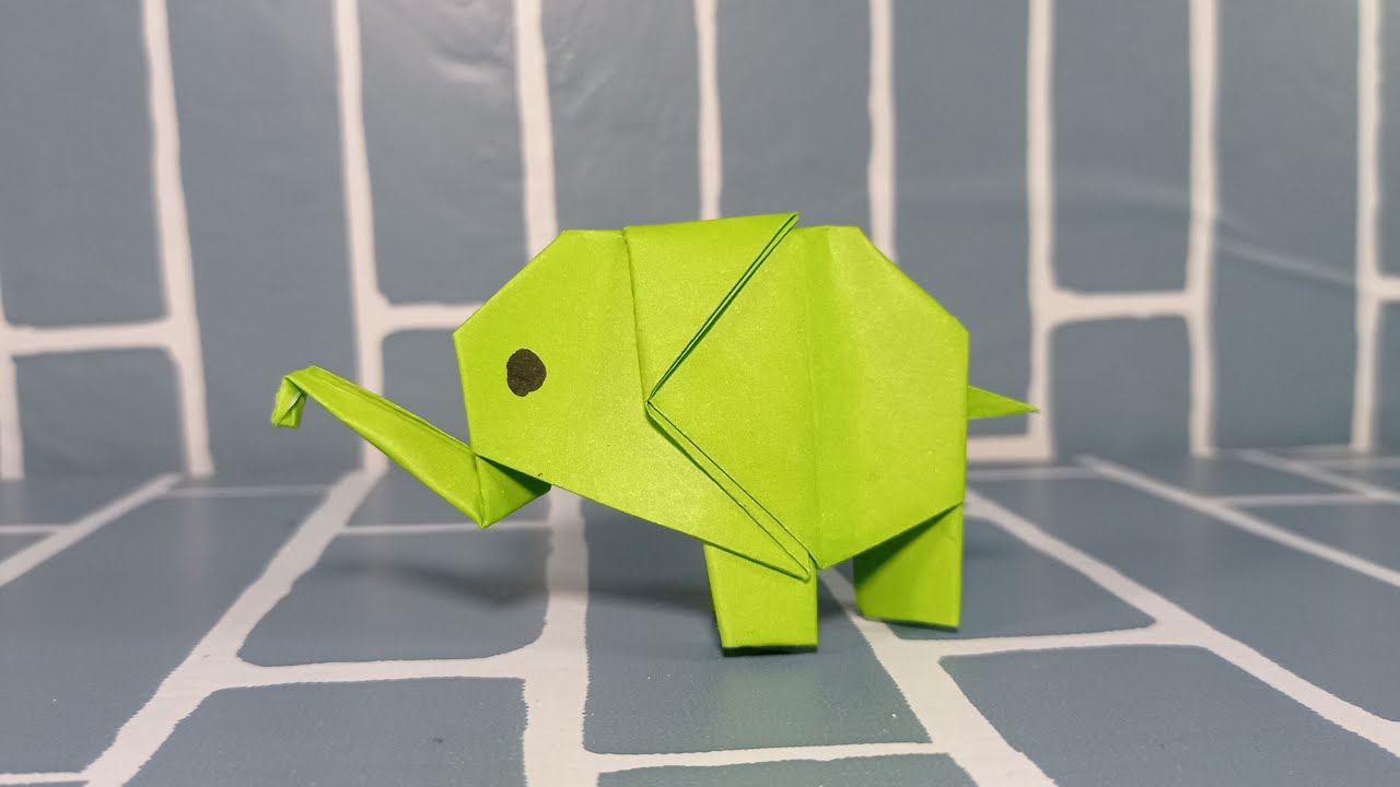 Cara Membuat Origami Gajah [How To Make Elephant Origami] - YouTube