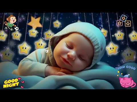 Baby Sleep Music 🌙 Mozart & Brahms Lullabies 🌙 Fall Asleep in 3 Minutes 💤 Deep Calm Sleep