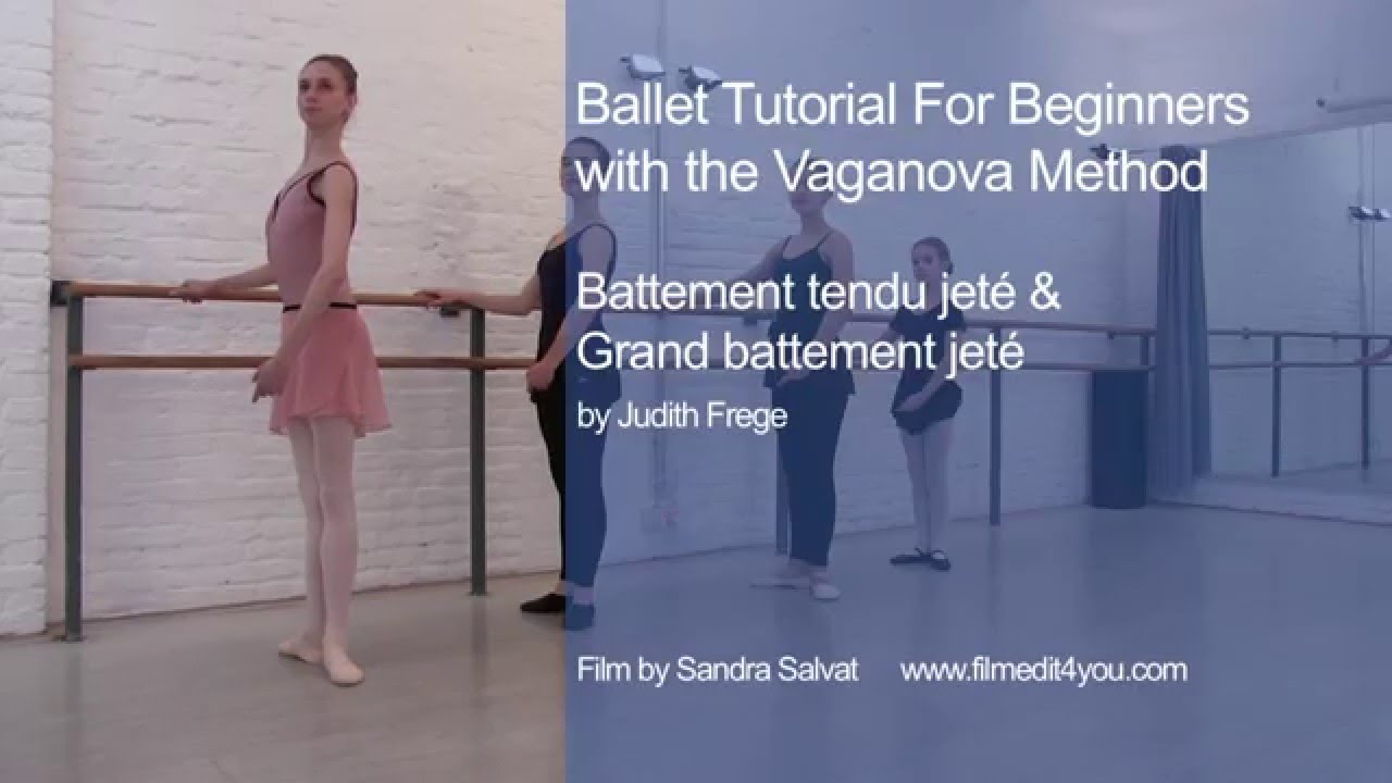 Ballet Tutorial For Beginners - Vaganova Method - Battement Tendu Jeté ...