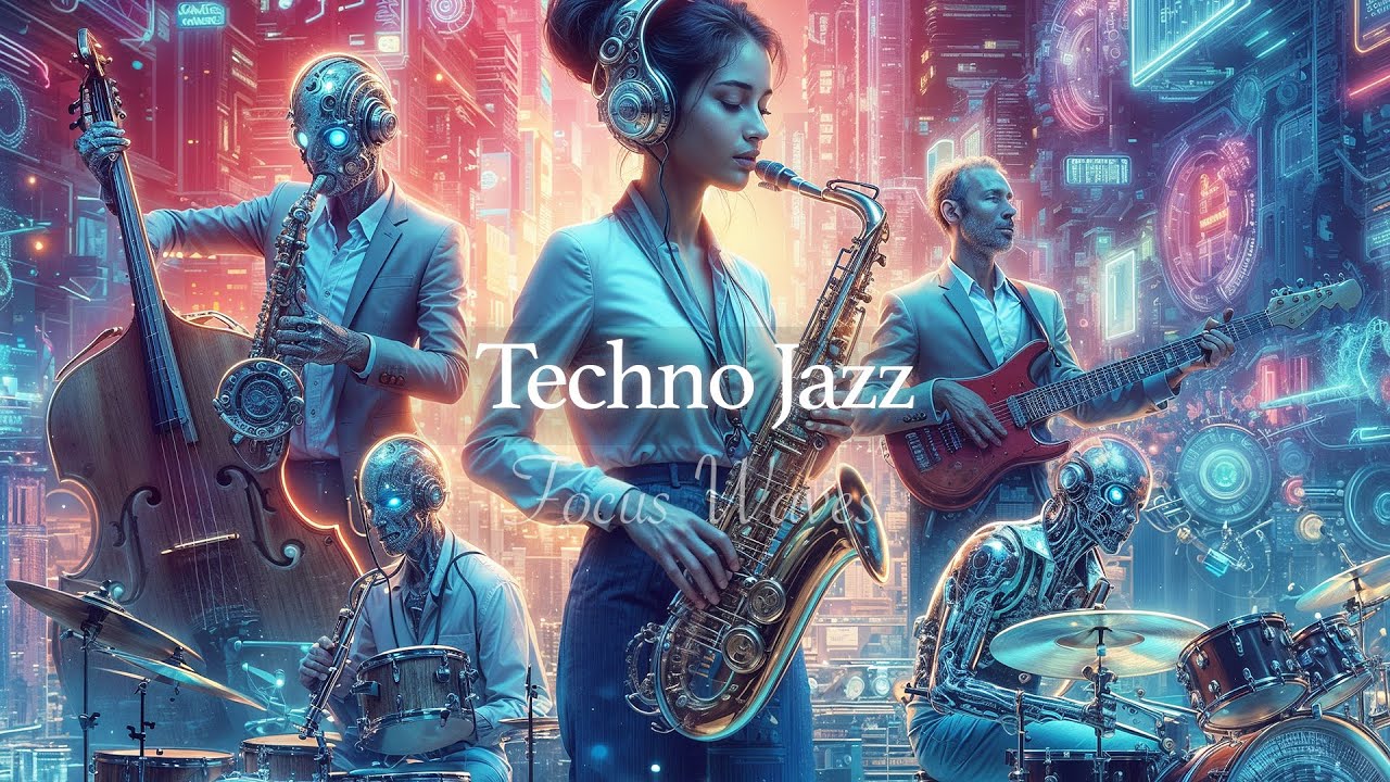 Cero Estrés con Fusión Techno Jazz para Energizar tu Día 🎺 Relájate y ...