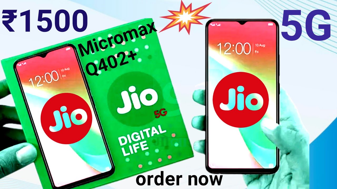 ₹1500 | jio 5G mobile order book kaise karen | Jio phone 4 unboxsing ...