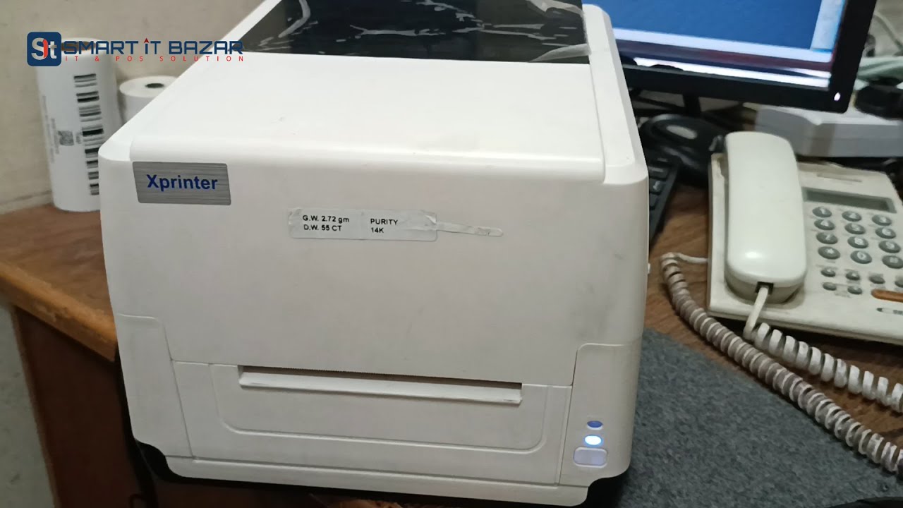 Xprinter XP-T451B Print Quality Bad - YouTube