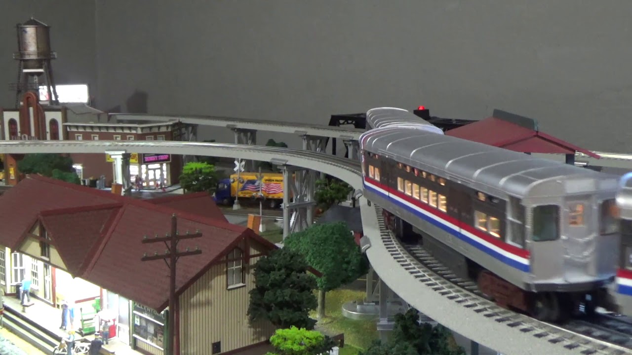 MTH Railking - CTA 6000 Bicentennial 4-Car Set - YouTube