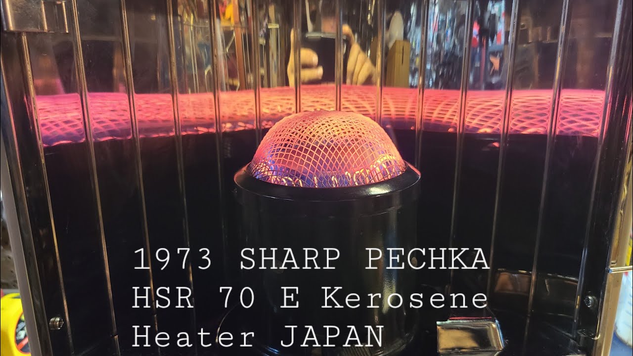Vintage Kerosene Space Heater demonstration. Sharp HSR 70 - YouTube