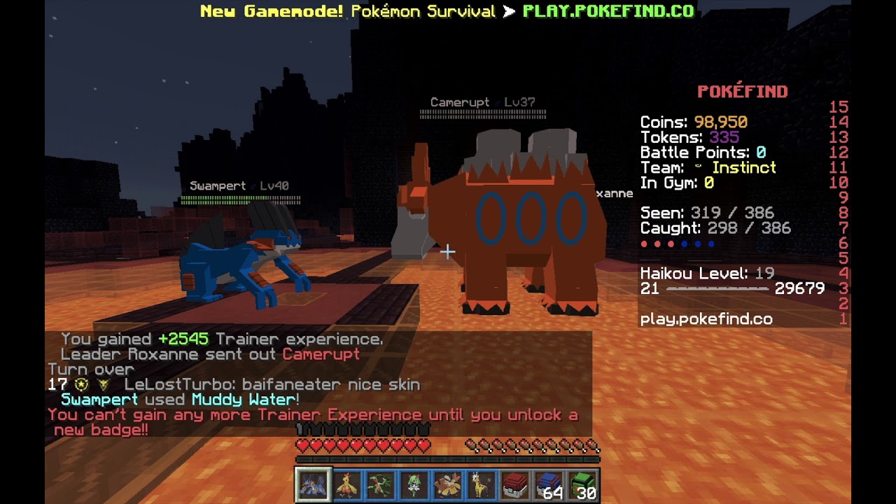 Minecraft Pokéfind Ep.16- Gen 3, 4th Gym Badge Tutorial! - YouTube