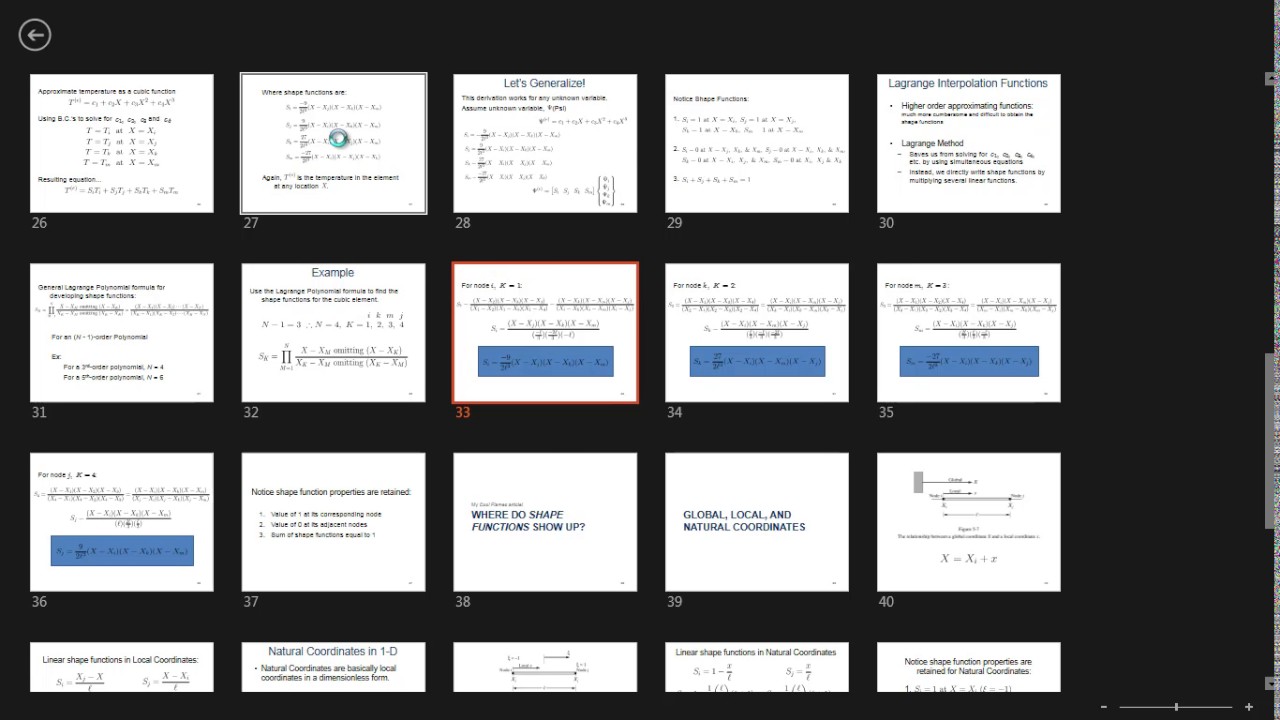1-D Elements (2/4): Cubic Elements, Lagrange Method, and Use in ...