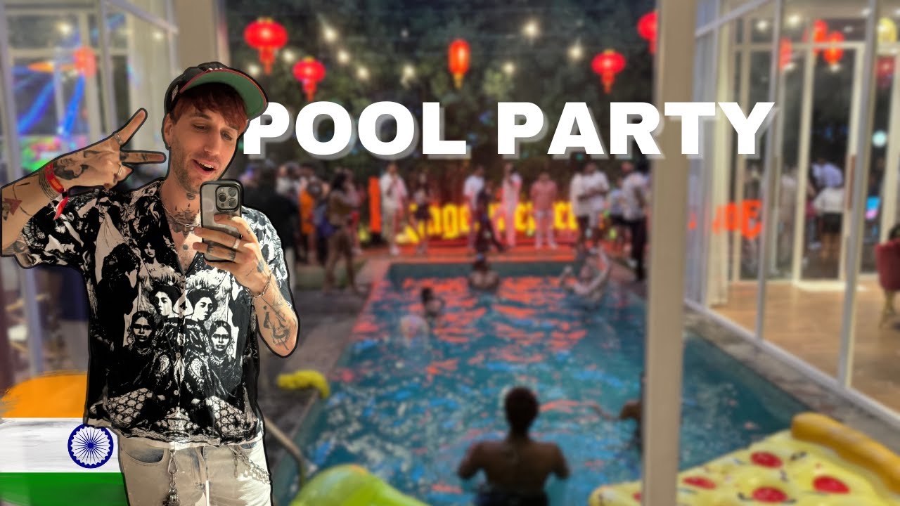 Ako vyzerá influencerská POOL PARTY v Bangalore? #india #vlog15 - YouTube