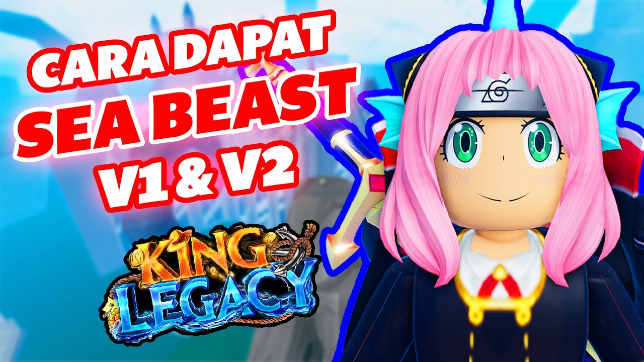 Tutorial Race Sea Beast V1 & Upgrade V2 King Legacy #roblox - YouTube
