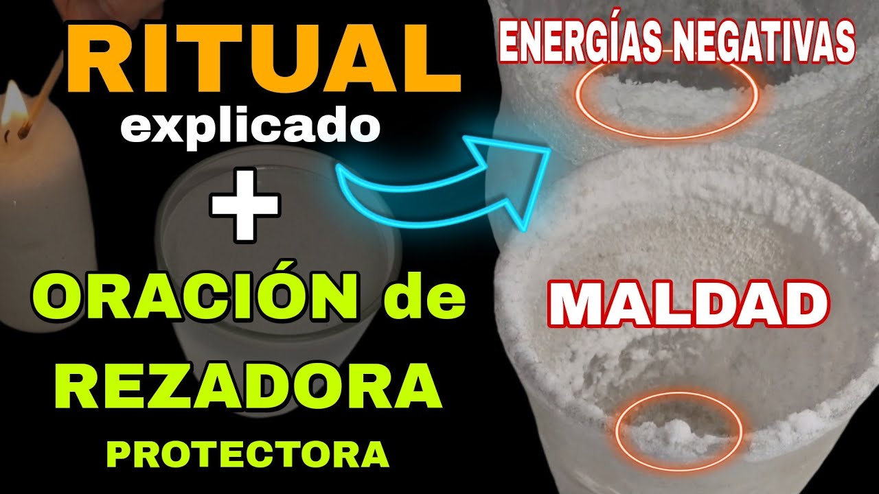 RITUAL del VASO de AGUA (Bien Explicado): Corta Mal de Ojo, Malas ...