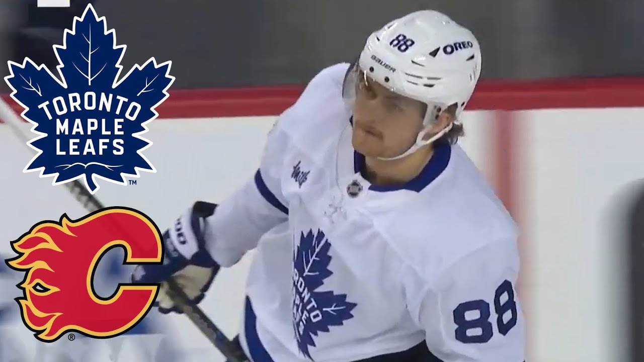 Toronto Maple Leafs VS Calgary Flames FEB 4 25 w/Superbman - YouTube