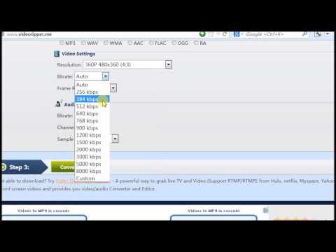 Easy free Video Converter (MP4, AVI, 3GP, WMV, MP3, etc)
