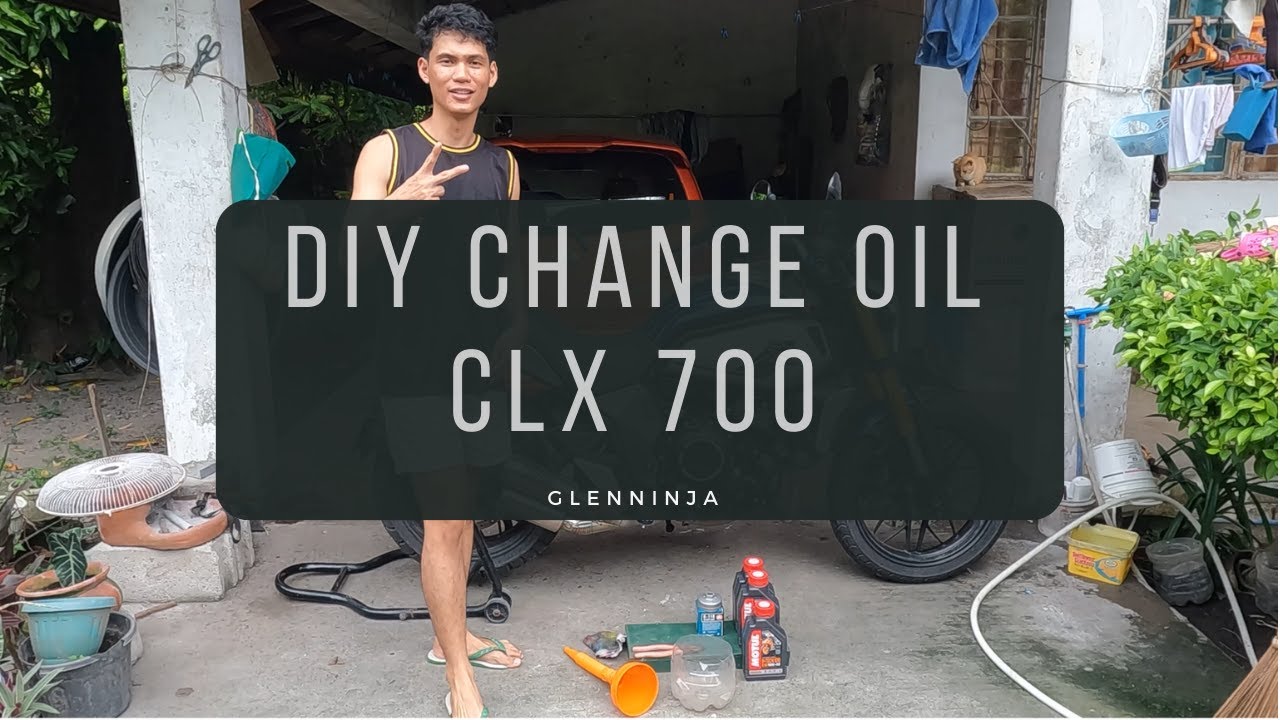 DIY CHANGE OIL with CLX 700 - YouTube