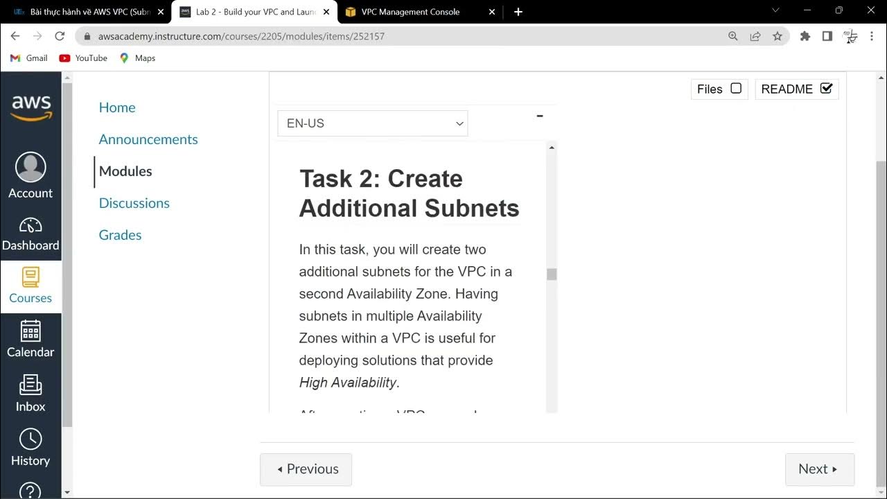 Cloud Computing: Lab02 VPC - YouTube