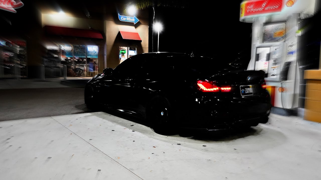 LATE NIGHT DRIVE IN A MURDERED OUT 600 HP BMW F82 M4 - YouTube