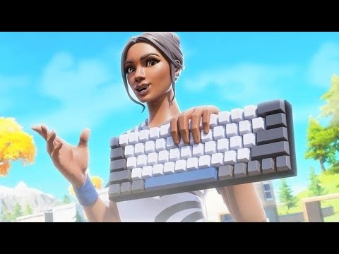 Snpurdiri Keyboard ASMR Chill🤩 Satisfying Gameplay Fortnite 360FPS ...
