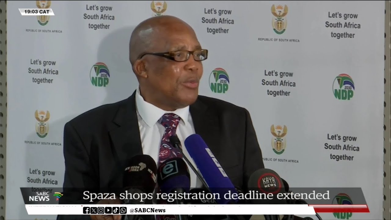 Government extends spaza shop registration deadline - YouTube