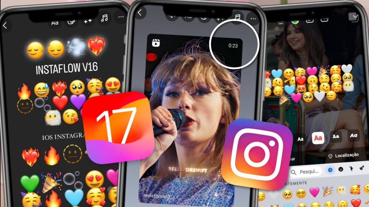 INSTAGRAM estilo IPHONE com EMOJIS IOS 17.4 + REPOST REELS IGUAL IPHONE ...