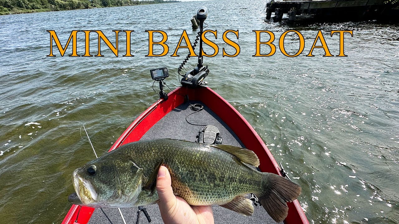 Another day on the Mini Bass Boat - YouTube