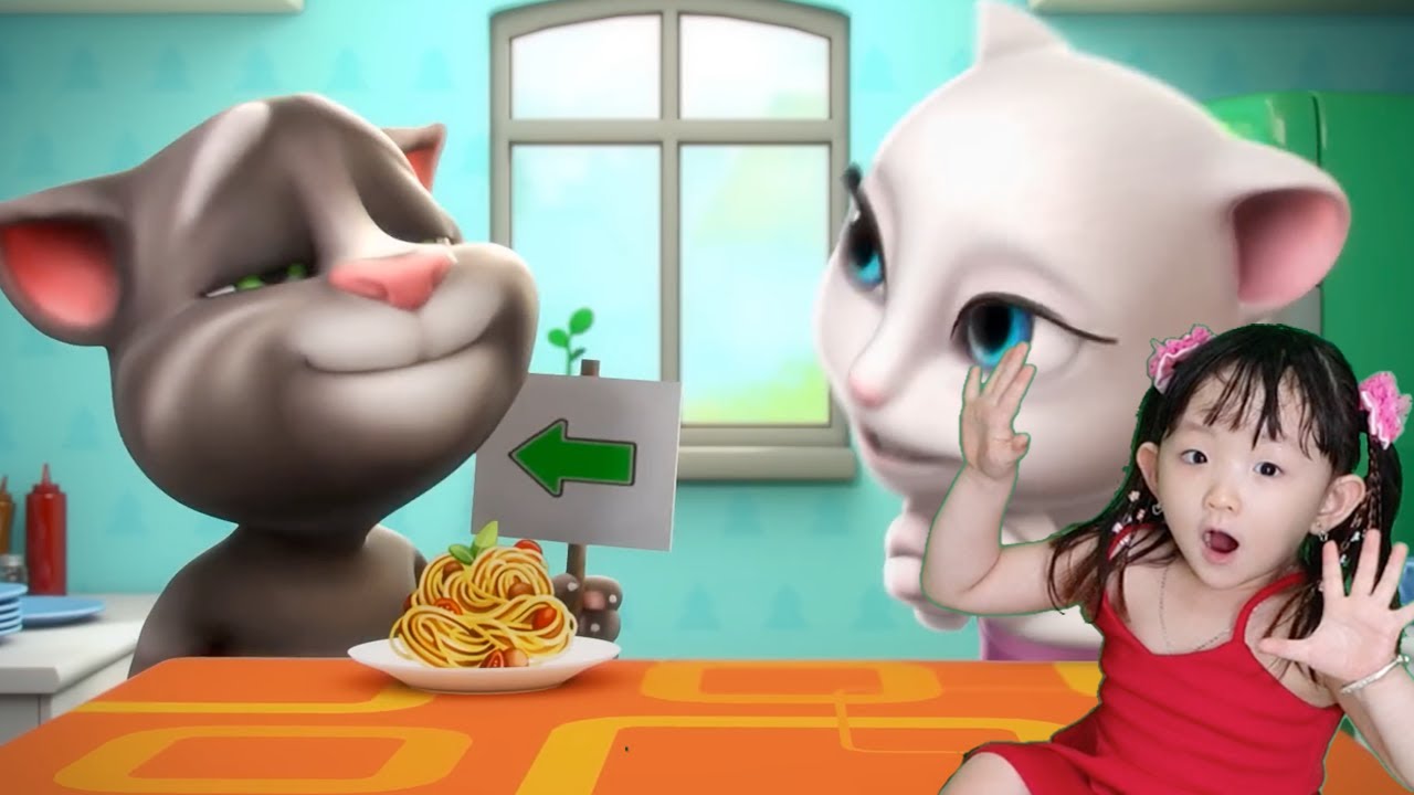 Talking Tom Shorts | Helping Hand Can You Handle My Talking Tom 2 in ...