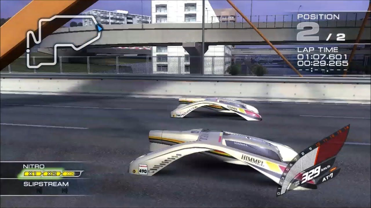 Ridge Racer 7 Extreme Battle Duel - 490B with 490B [Spectator view ...