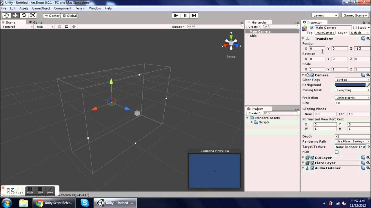 ArcShoot #1: How to Make a Video Game in Unity3D - YouTube