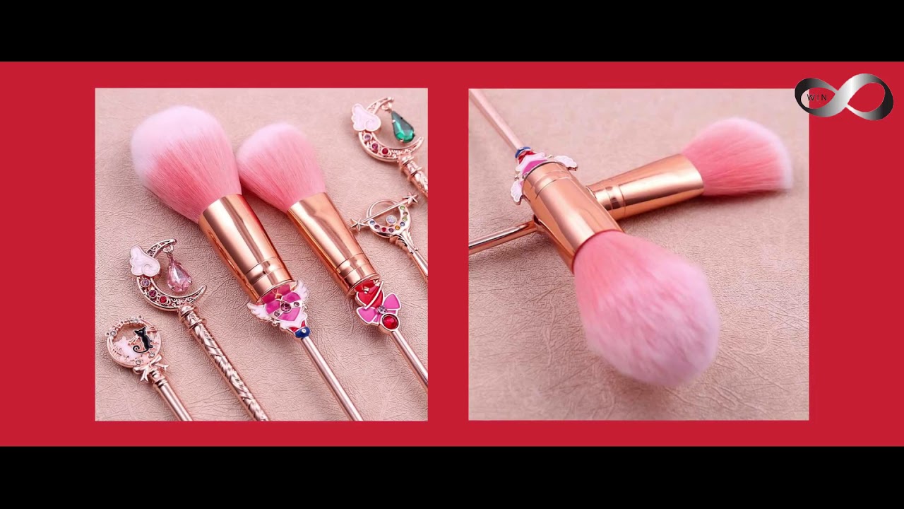 OMG! 😍 Sailor Moon Makeup Brushes 💄I Winfinity Brands #makeupbrushes #sailormoon #makeup - YouTube