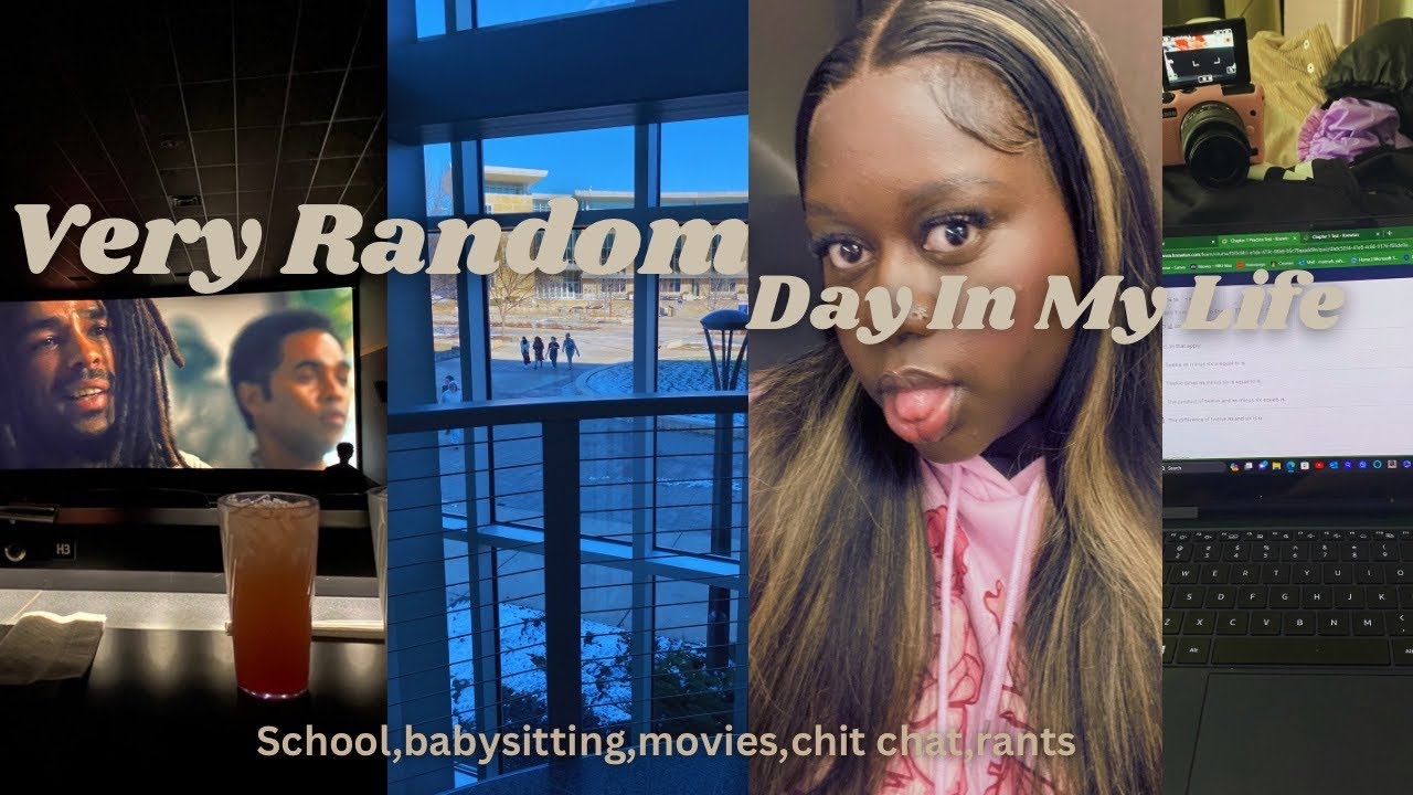 A Very Random Day In My Life📸 school,babysitting,movies,rants,makeup - YouTube