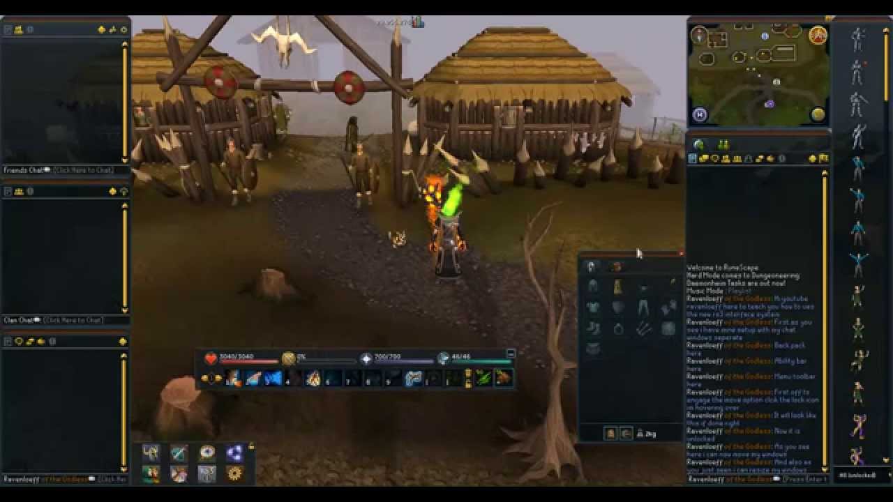 how to manipulate the rs3 interface - YouTube