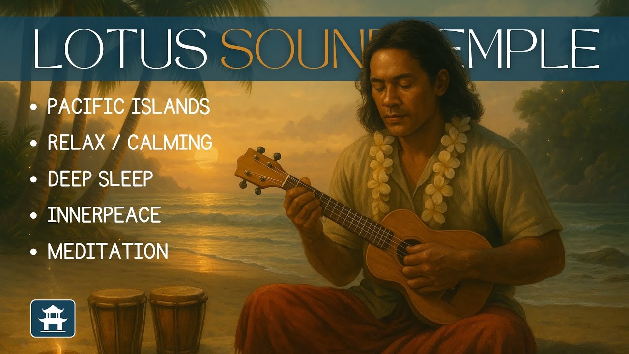 Relaxing Pacific Islands Music – Ukulele & Ocean Sounds #CalmingMusic # ...