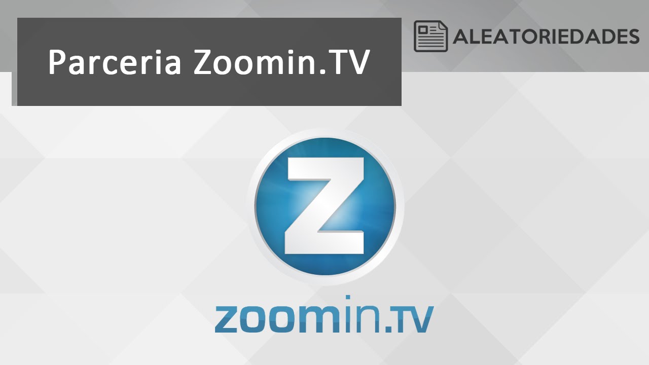 Agora somos Zoomin.TV Network Partner ;D - YouTube