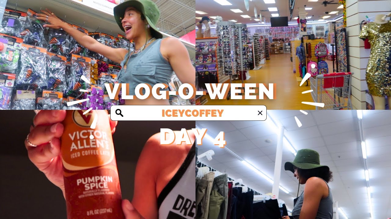 VLOG-O-WEEN DAY 4: thrifting, spooky decor shopping, etc | ICEYCOFFEY ...